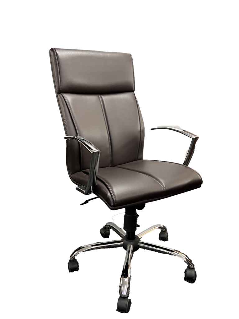 Executive High Back Chair,Chrome Leg - Chai & Chai Trading Sdn Bhd